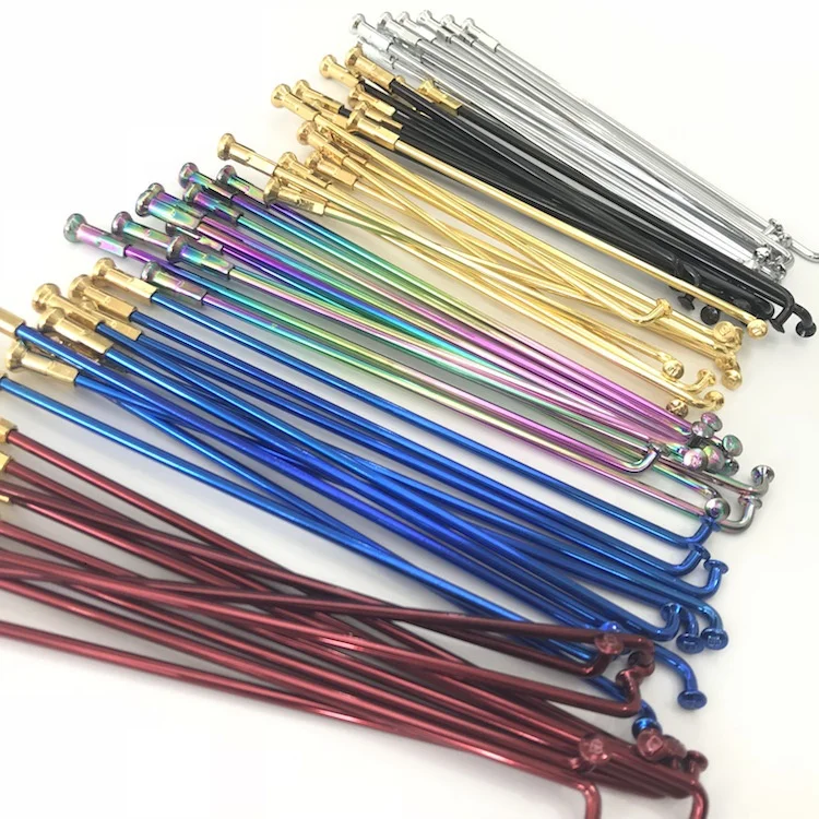 Stainless Steel Colored Motorcycle Wheel Rims Spoke And Nipple For Gold ...