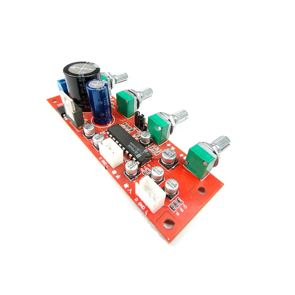 Drum Machines Taidacent LM1036 Bass Treble Board Pre-amplifier Audio ...