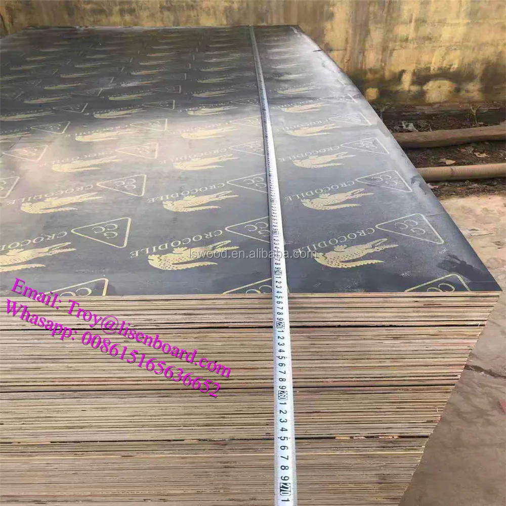 18mm Black or Brown Film Faced Phenolic Plywood for Construction - E1 ...