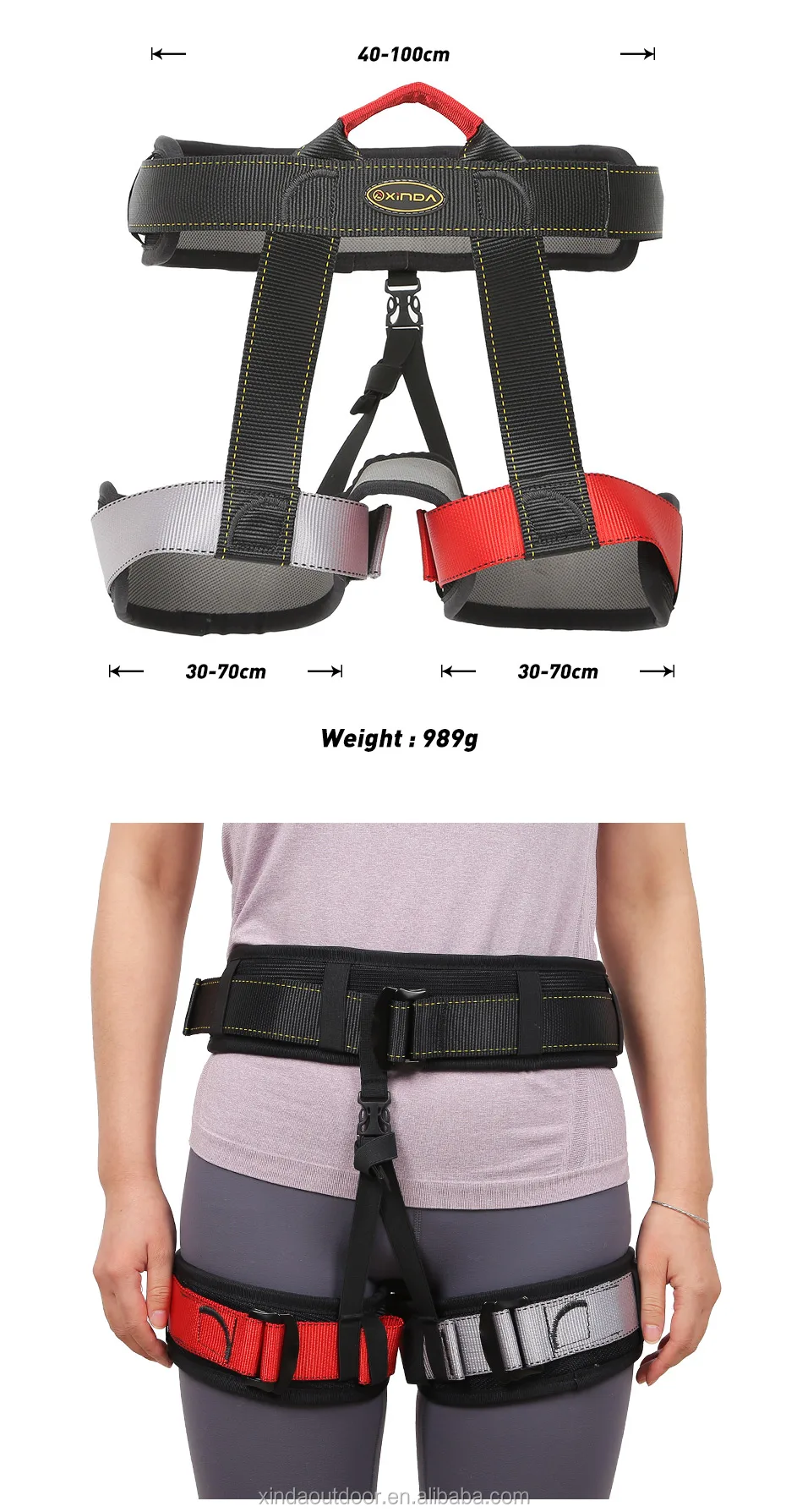 XINDA Bungee Dance Safety Climbing Harness for Aerial Yoga