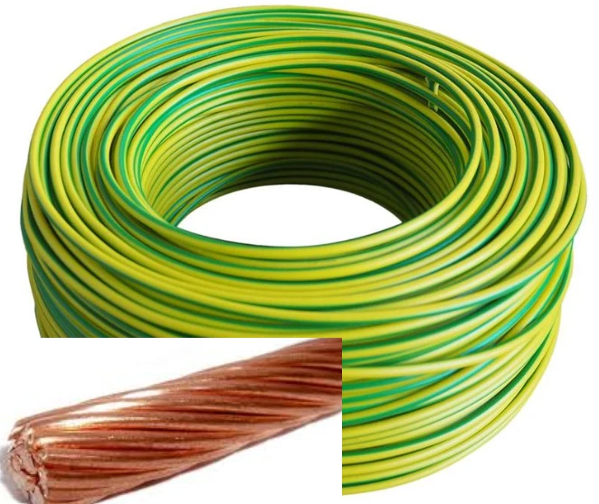 Earth Rod Grounding Wire - Pure Copper for High Voltage
