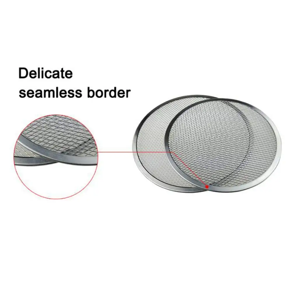 Stainless Steel Pizza Screen Perforated Metal Pizza Baking Tray - Buy ...