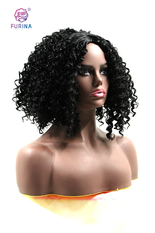 Hot China Furina 18inch African Hairstyle High Temperature Hair Black ...