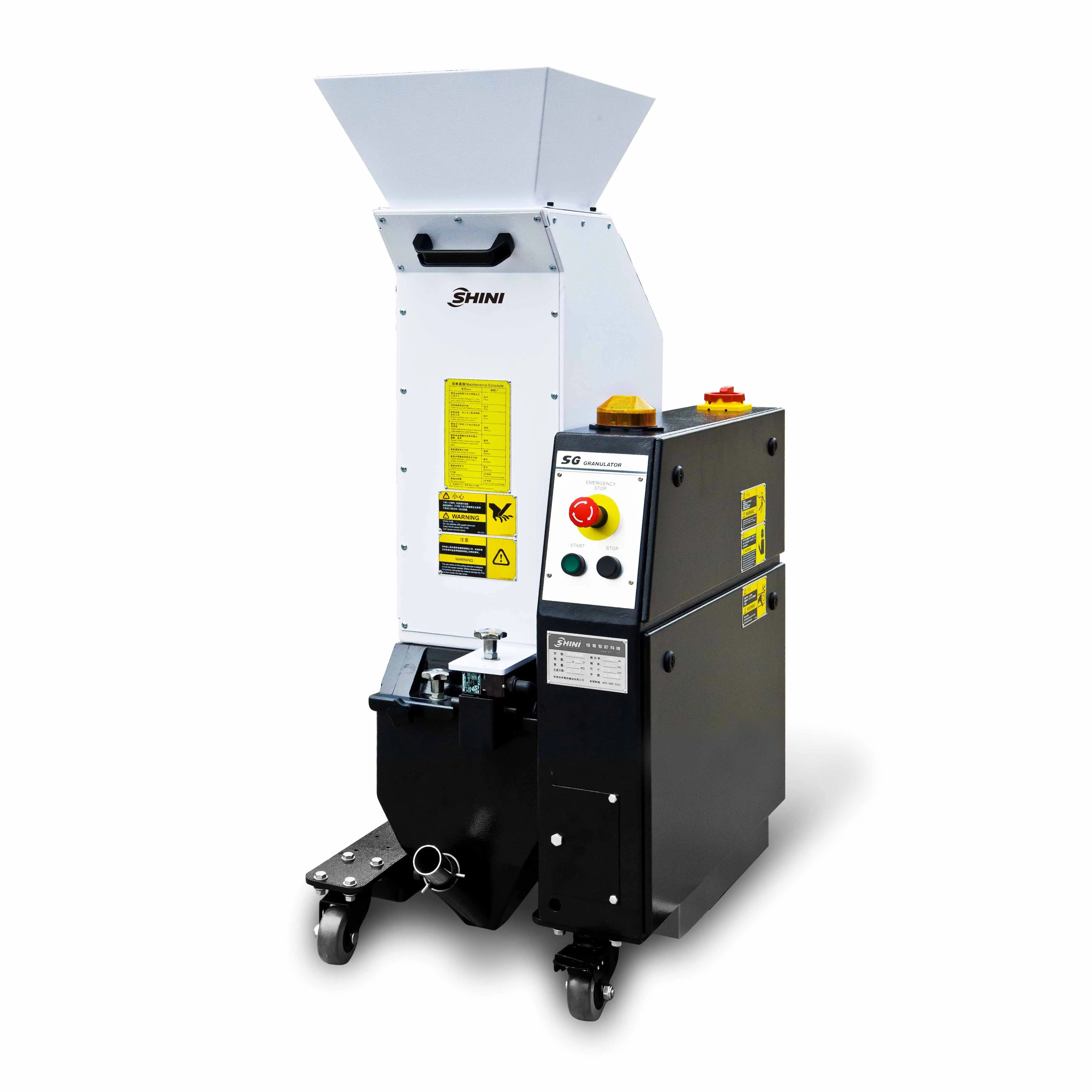 Shini Sg-20n Series Low Speed Paddle Blades Granulator / Low Speed ...