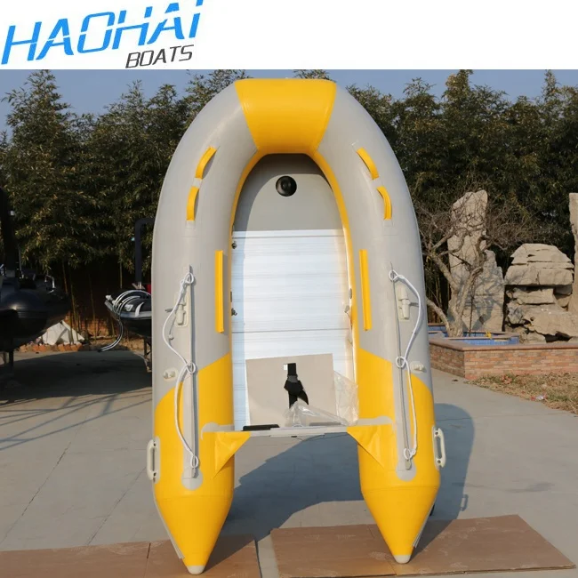 2.7m Pvc Foldable Inflatable Fishing Sport Dinghy Tender Boat with ...