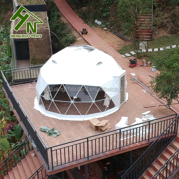 Outdoor Heavy Duty Geodesic Dome Tent for Family Glamping| Alibaba.com