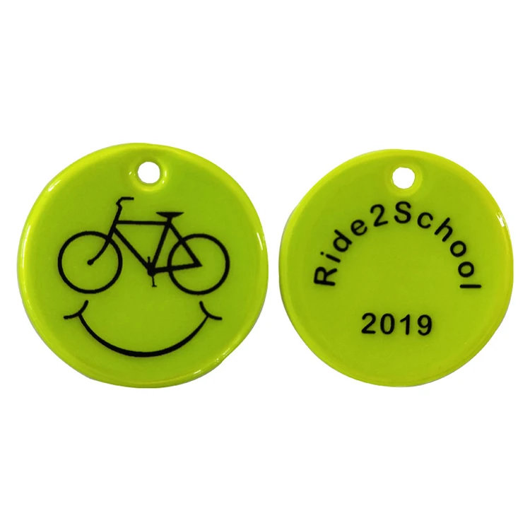 Mini Reflective Safety Vest Keychains Cool Plastic Key Rings Bag ...