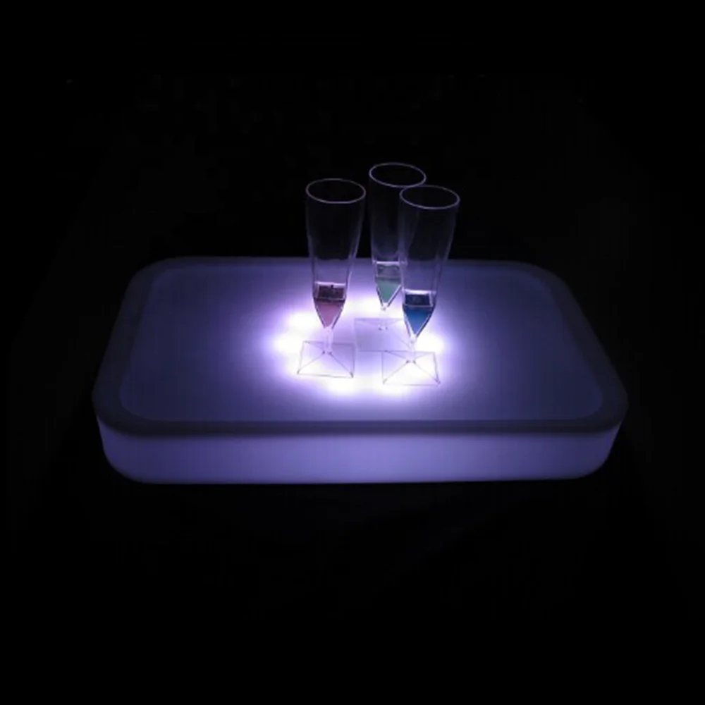 Remote Rgb Color Changing Illuminated Led Wine Glass Plastic Serving ...