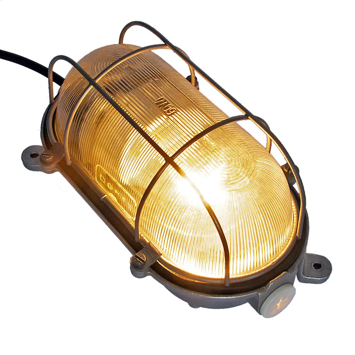 Outdoor Oval Shape Industrial Ceiling Light E27 Led Bulkhead Wall ...