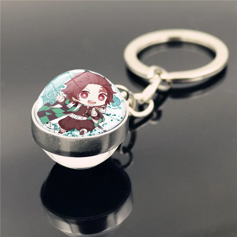 40 Design Anime Demon Slayer: Kimetsu No Yaiba Glass Ball Pendant ...