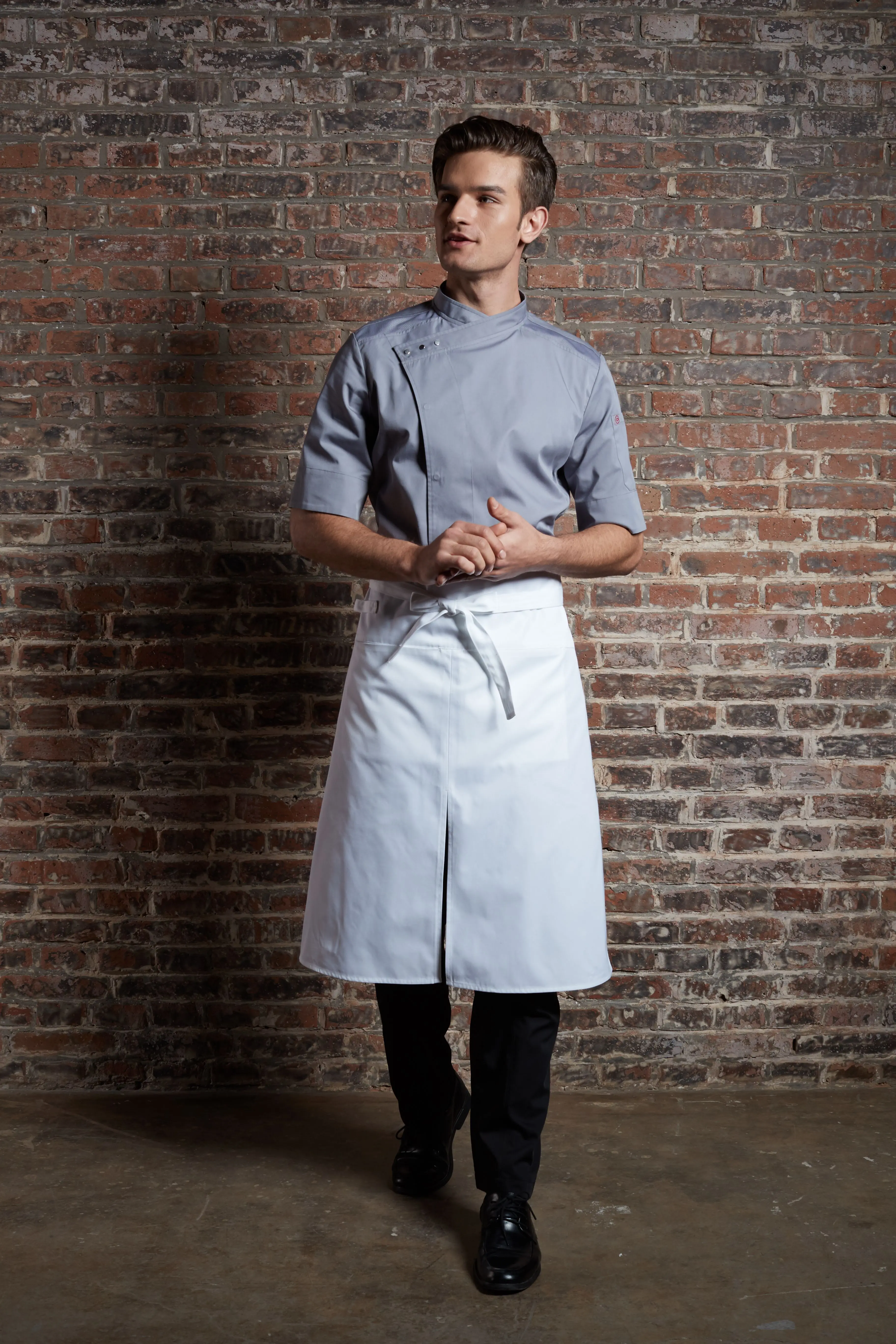 CHECKEDOUT Hot Sale Medium Sleeve Fashion Chef Uniform and Chef Jacket ...