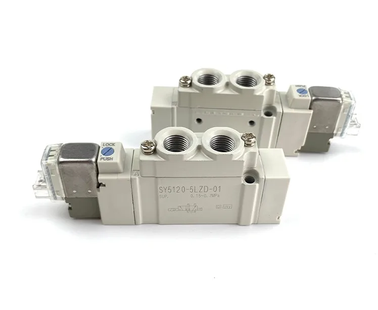 Válvula Solenóide De Sy5120-5lzd-01 5/2 Way 24v-válvula Solenóide Smc - Buy Válvula Sy5120-5lzd ...