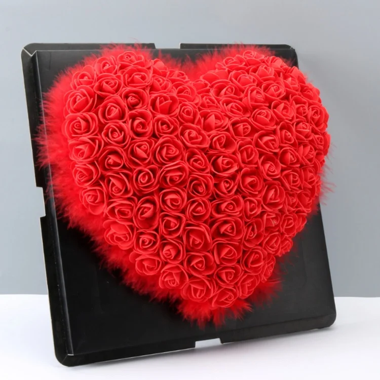 New Design Luxury Valentine Day's Gift Heart Shaped Red Artificial Foam ...