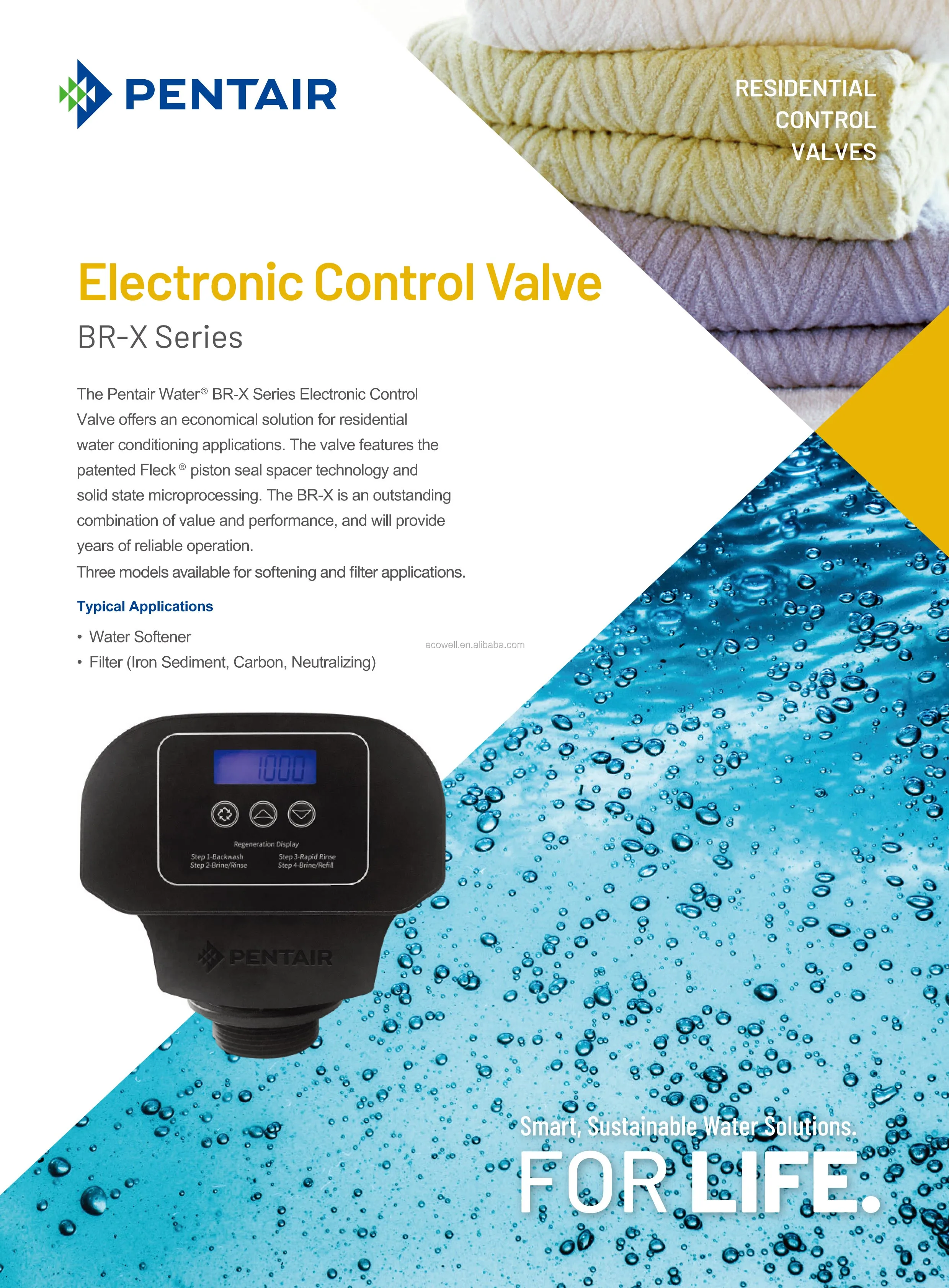 Pentair Valve Pentair 5600 And Pentair 5000 Sxt Water Softener Valve ...