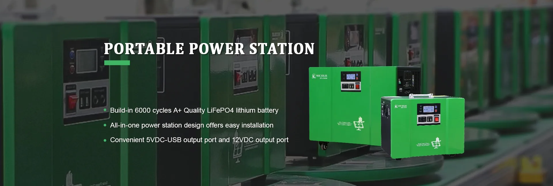 Guangzhou Whc Solar Technology Co., Ltd. - Solar Battery, Solar Generator