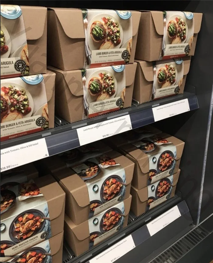 Snacks/gift/bread/premade Meals/food Packaging Box Kraft Paper Box with ...