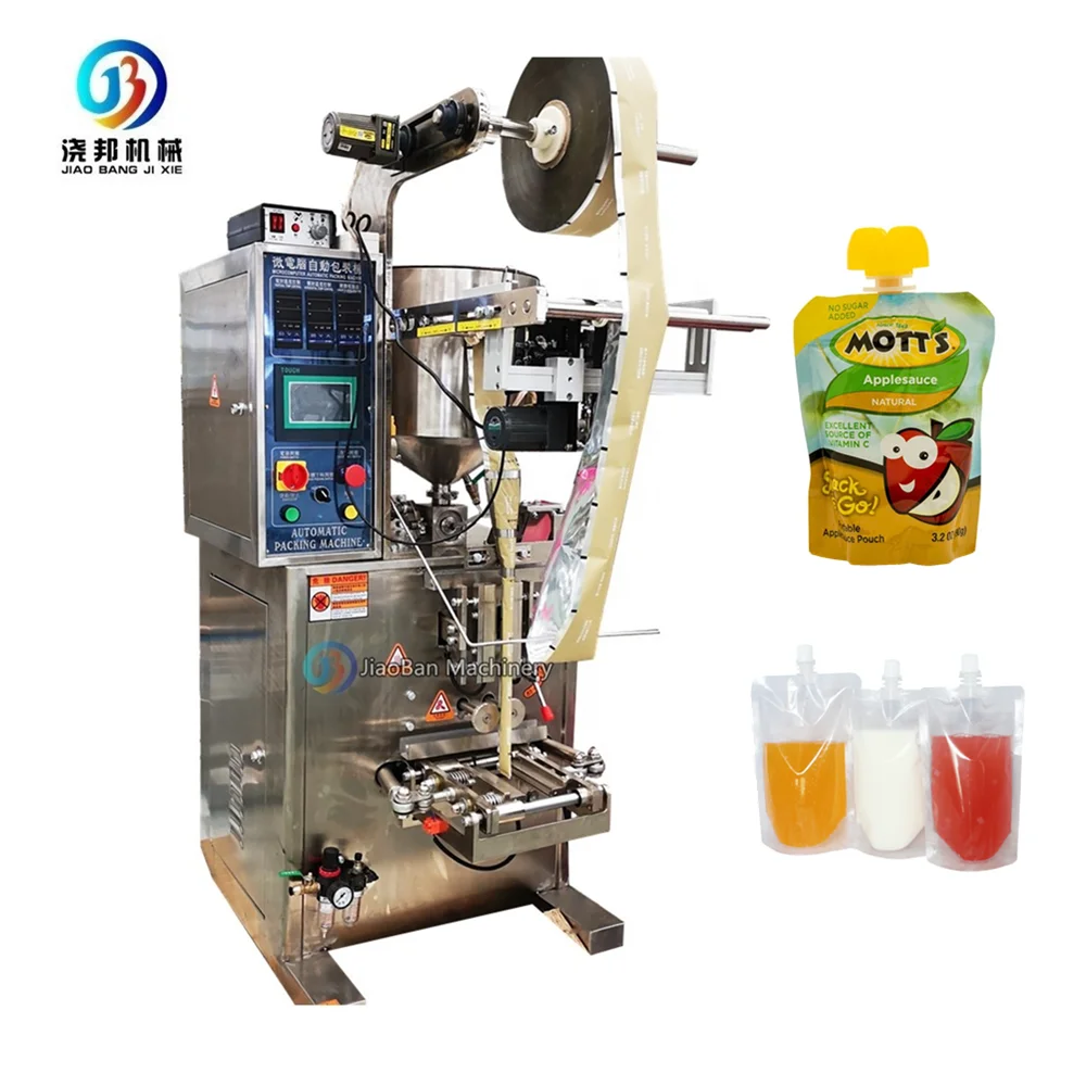 Machine À Emballer Automatique De Jus De Fruit De L'eau Sachet En ...