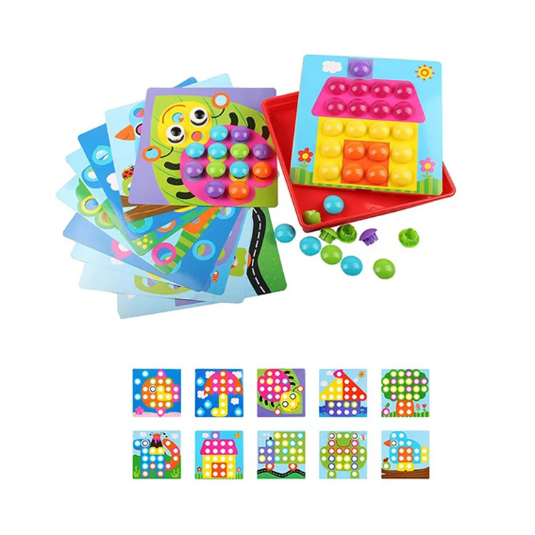 Button Idea Puzzle Game - Educational Toys for Kids