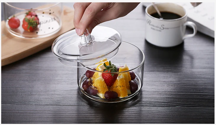 3 Tier Stackable Glass Cookie Jar Borosilicate Glass Stack Food Jar ...