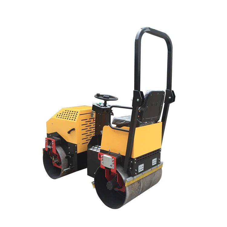 Rouler Sur 1300kg Tandem Compacteur Vibrant De Rouleau De Route De ...