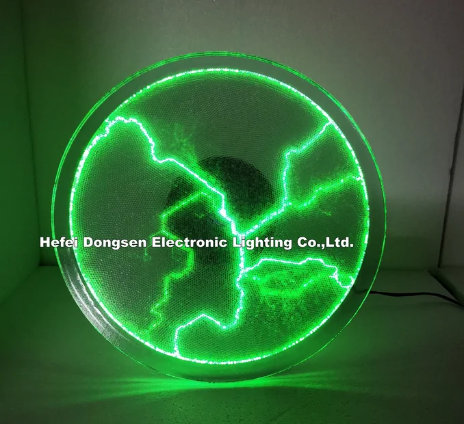 12 Inch Green Plasma Plate Light - 10000 Hours Lifespan