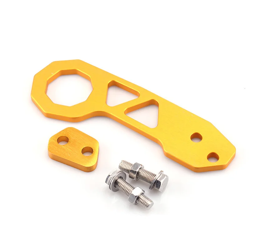 Jdm Gold Universal Anodized Aluminum Rear Racing Tow Towing Trailer ...