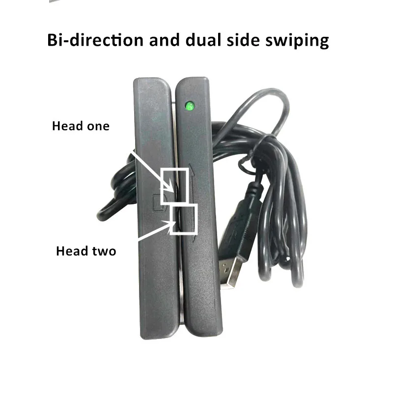 1 2 3 Track Opos Jpos Usb Mini Msr Card Reader Dual Heads Cheap ...