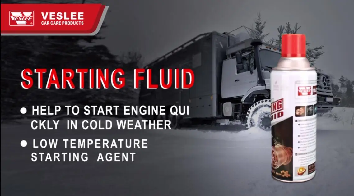 Car Care Product Auto Engine Starting Fluid Liquid Low Temperature ...