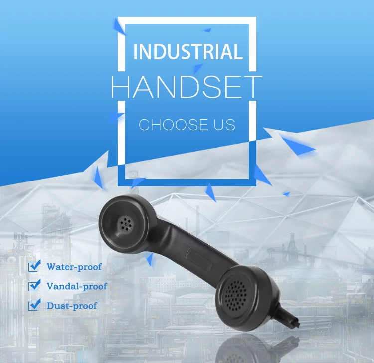 Water Proof Industrial Public Telephone Handset - Buy Waterproof ...