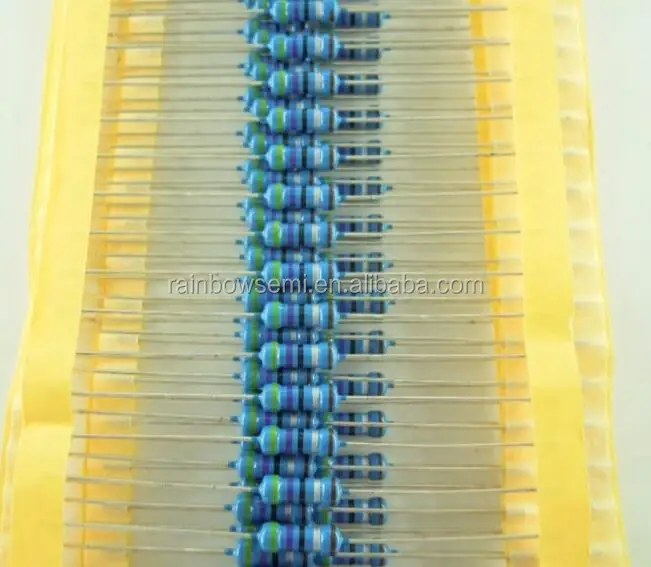 2.2K 1/8 watt resistor 1R 10R 1K 2.2K4.7K10K100K resistors 1/6W 1/8W ...