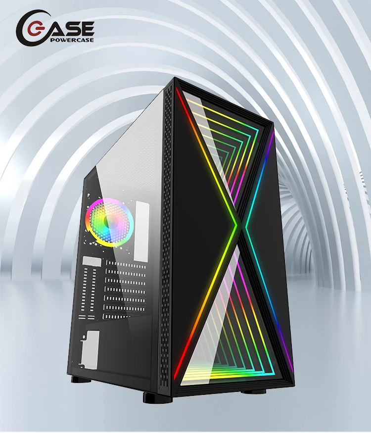 Wholesale Fashion Style Tempered Glass Atx Gaming Computer Pc Case With ...