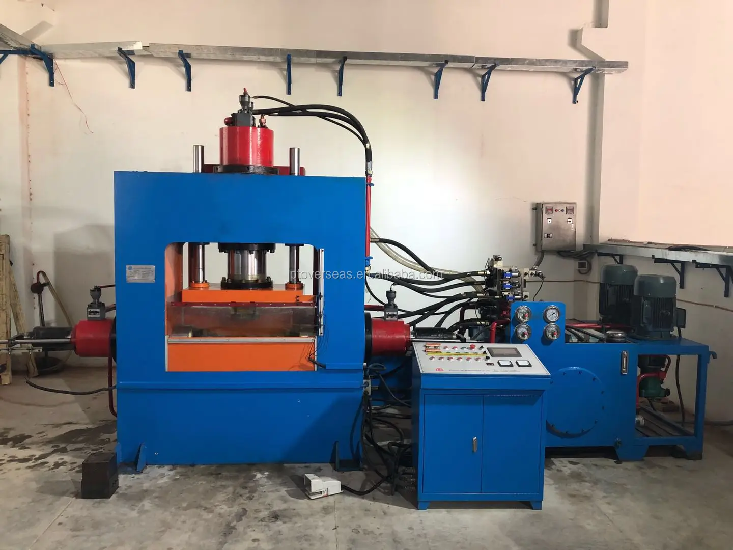 Hydraulic Copper Tee Cold Tube Fitting Forming Machine