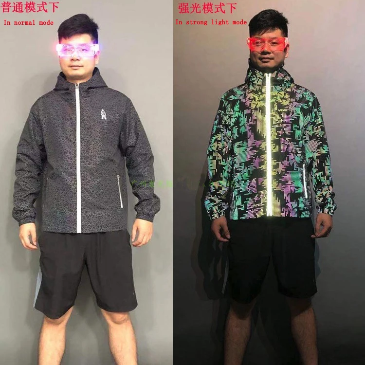 High Quality LED Jacket - Colorful Reflective Clothing