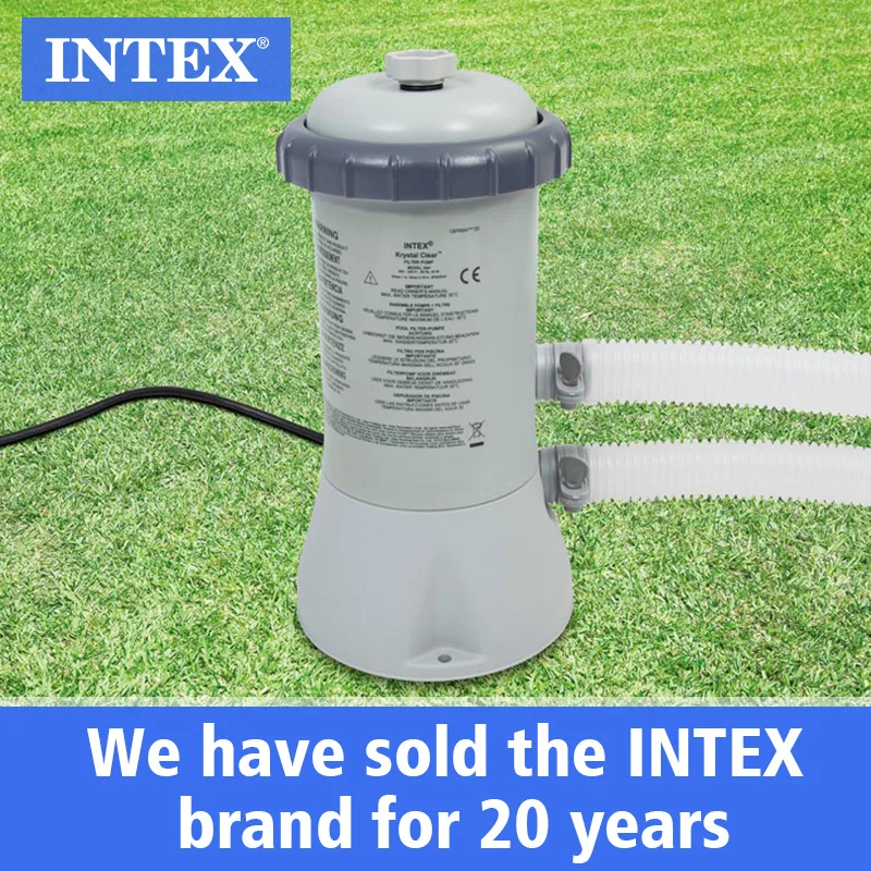 INTEX 28604 Inflatable Swimming Pool with 530 GPH Filter Pump
