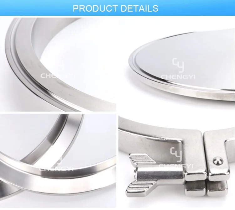 DN100-DN200 Stainless Steel Pipe Fittings - Clamp Assembly