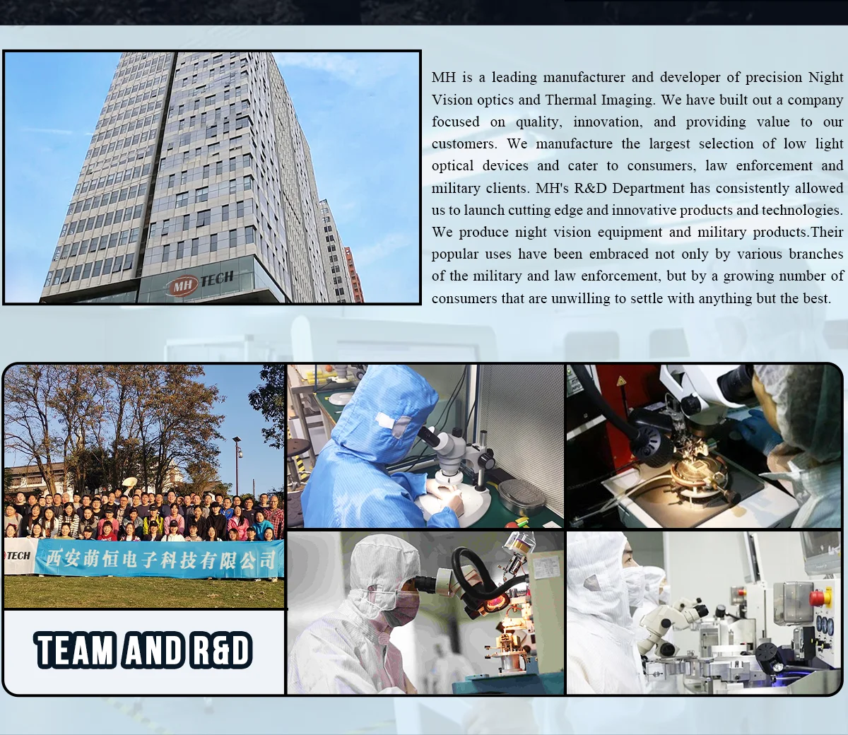 Xi'an MH Electronics And Technology Co., Ltd. - Thermal imaging camera ...