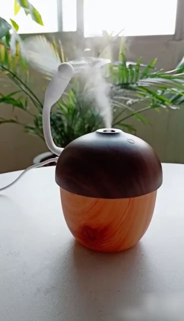 Factory Hot Selling 3 Color Light Weight Acorn Usb Air Ultrasonic Mini ...