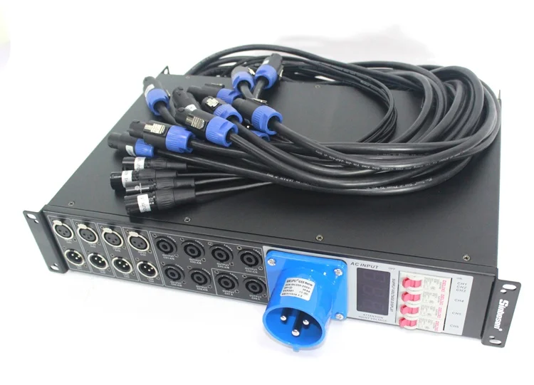 Sinbosen Portable Power Box 2u 16a stage Event power supply controller ...