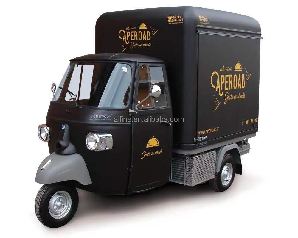 Piaggioe Ape Food Cart - Multifunctional Tricycle for Sale