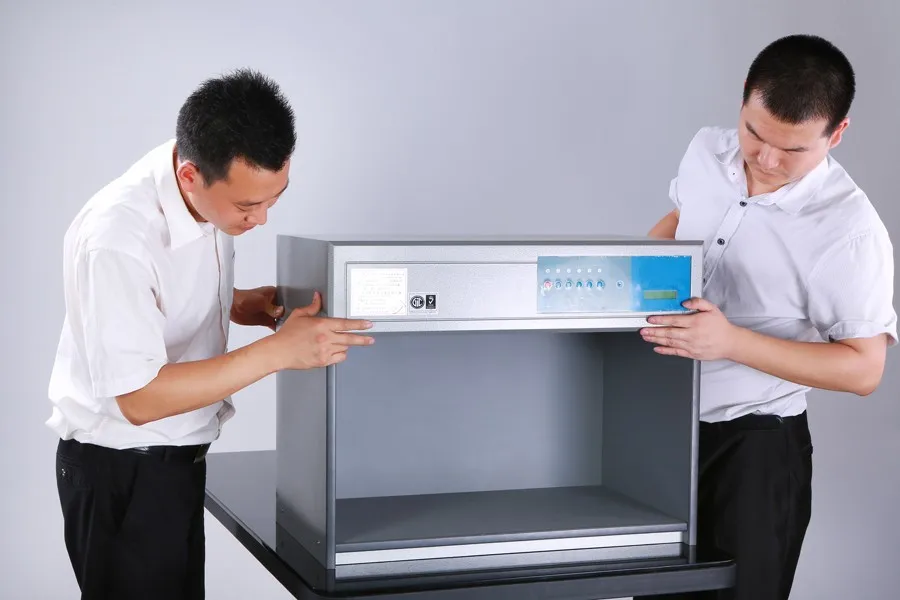 High Quality D65 TL84 UV F CWF Fabric Inspection Light Box T60(5)