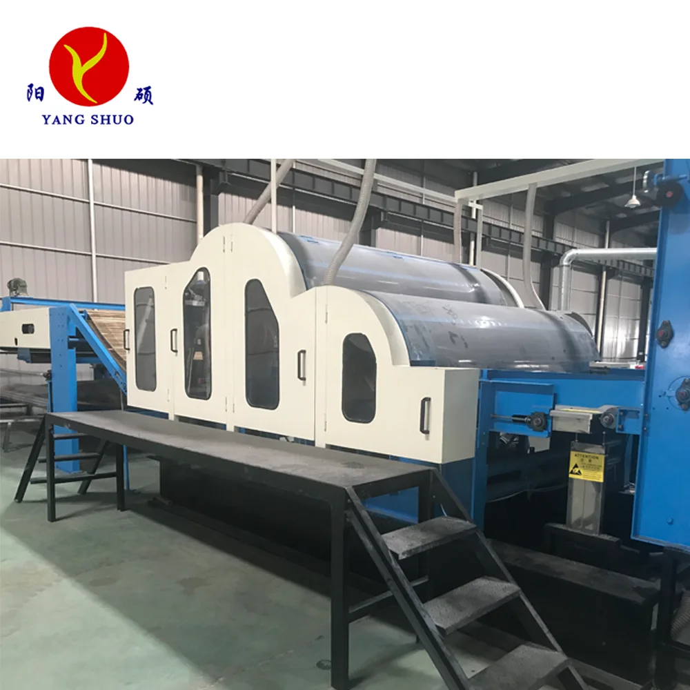 Nonwoven Textile Machine,Single Cylinder Double Doffer Carding Textile ...