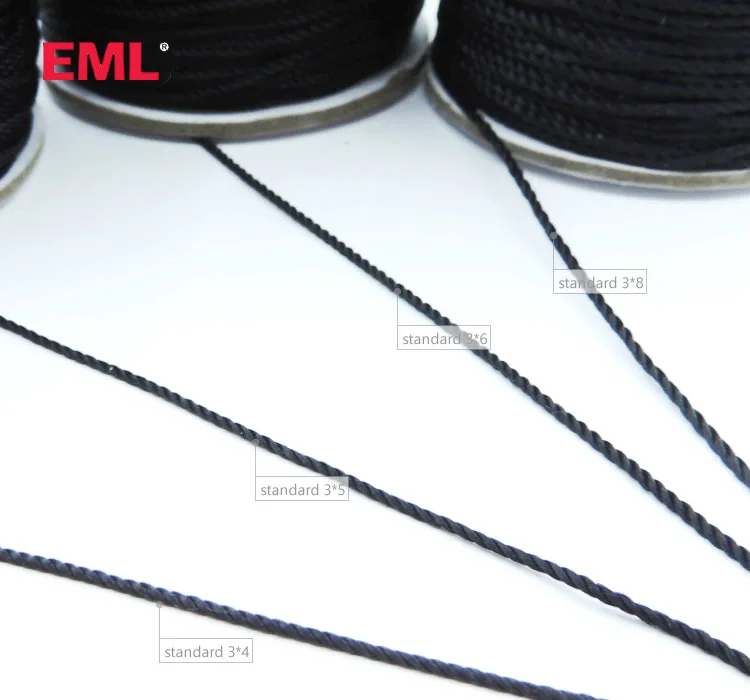 3mm Elastic Cord Nylon Draw Cords Embroidery Thread Plastic Rope For ...
