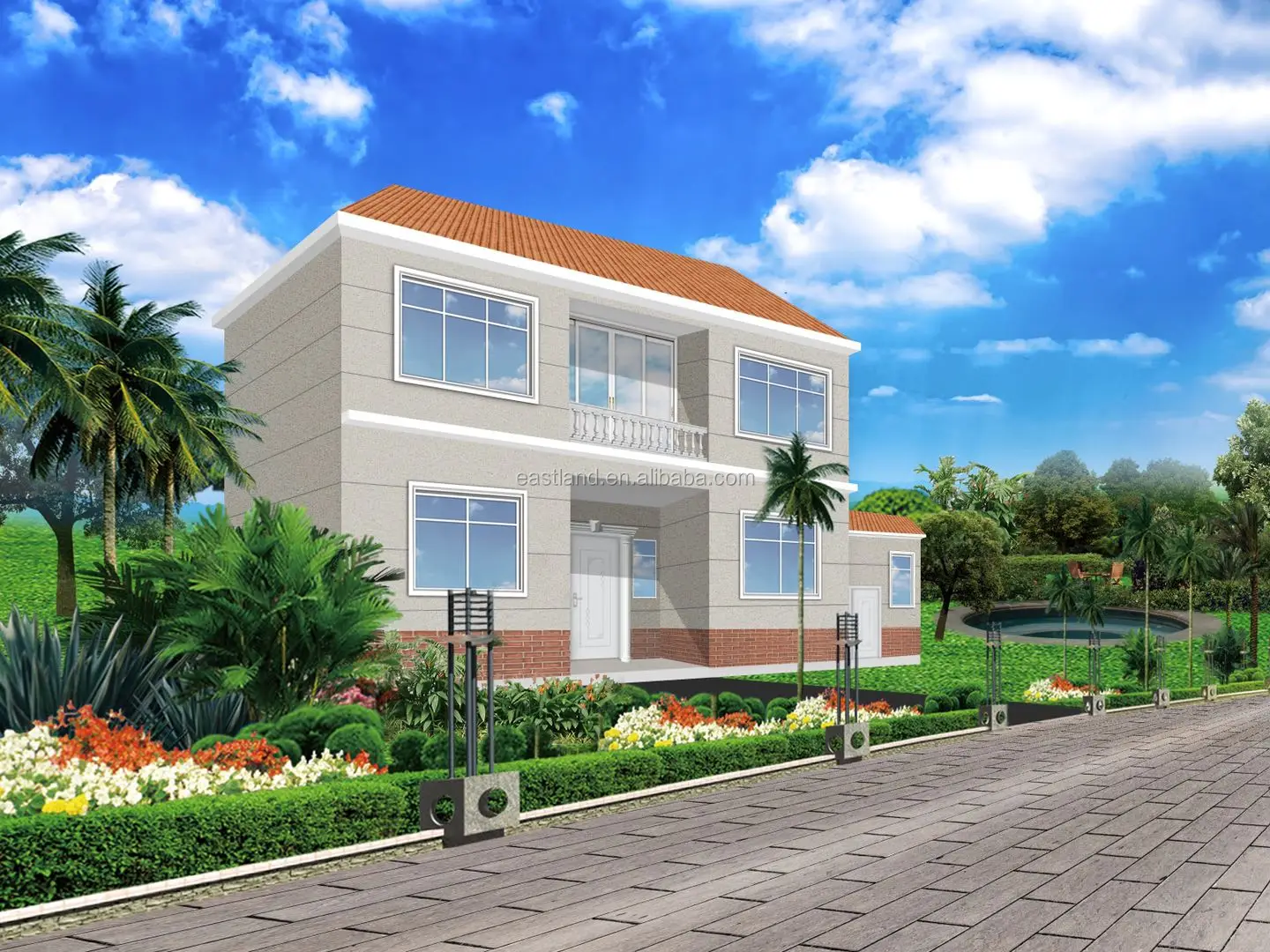 Prefab Villa Modular Expandable Prefabricated House - Buy Prefabricated ...