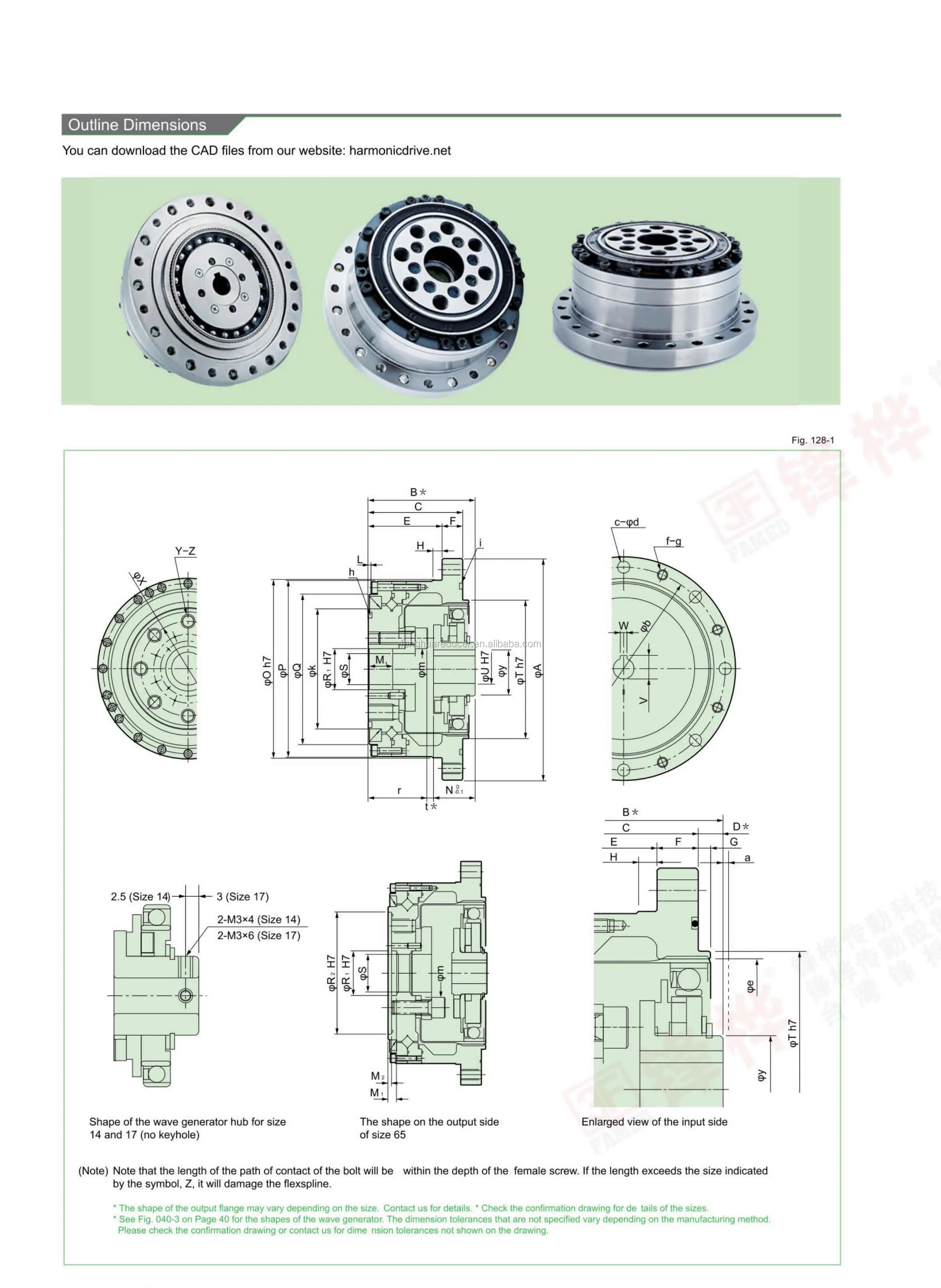 CSF 17 Harmonic Gearing System - Precision and Reliability