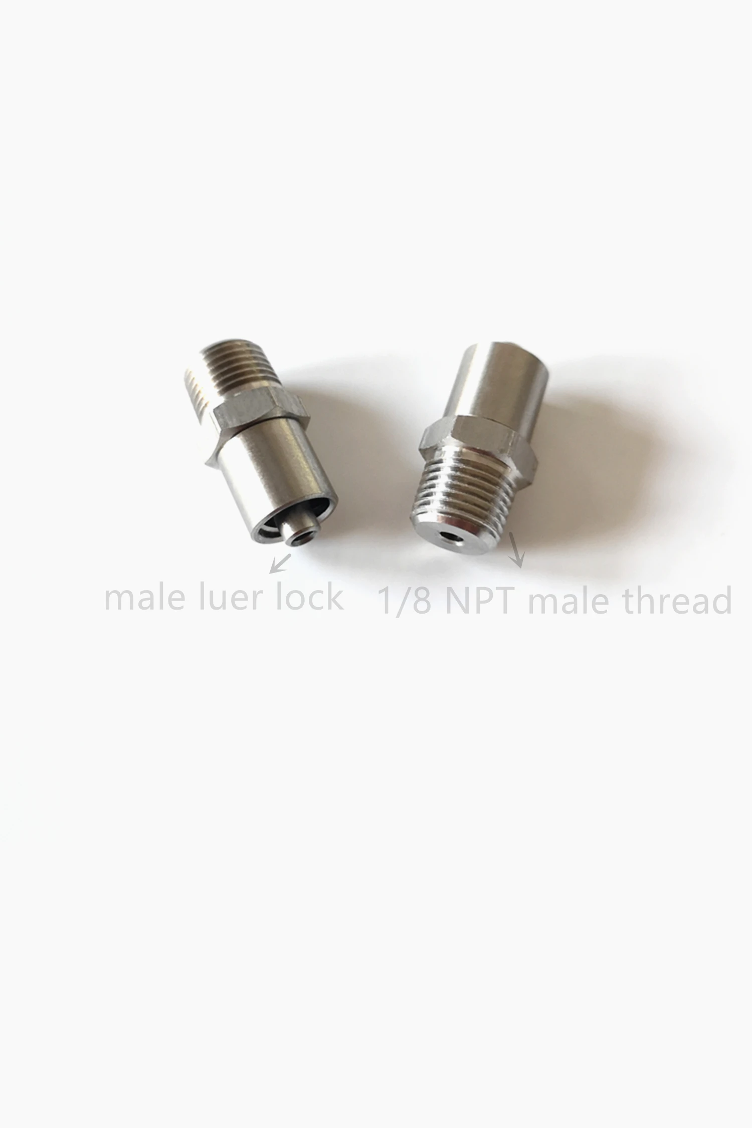 316 Stainless Steel Male Luer Lock to 1/8NPT Fitting