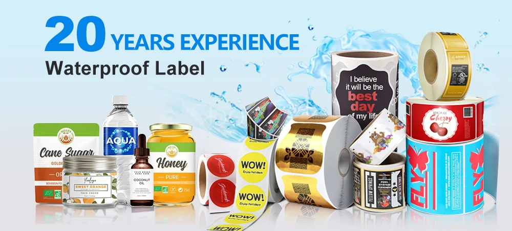 Custom Printing Low High Temperature Vinyl Labels