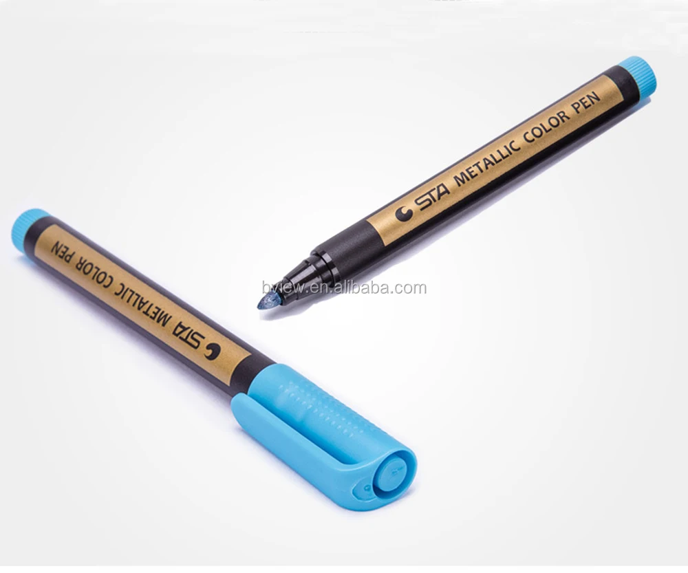 Best Selling 10colors STA Metallic Marker Pens for Crafts