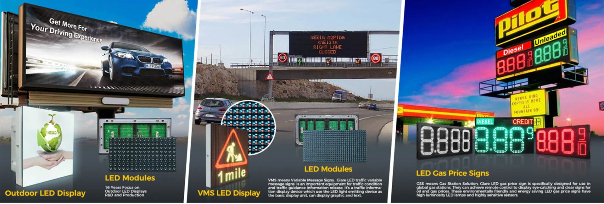 Shenzhen Glare-LED Co., Ltd. - Outdoor LED Display; VMS LED Display ...