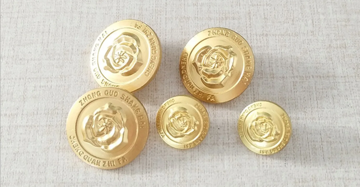 Customize Metal Uniform Buttons for Garment Accessories
