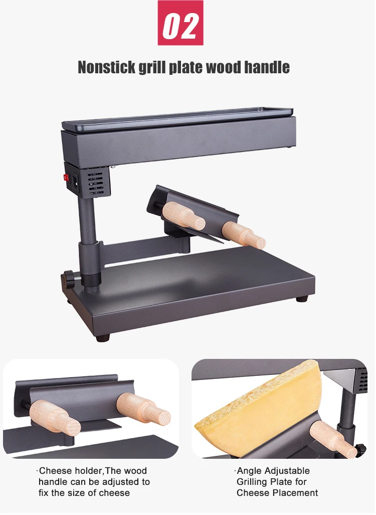 Mozzarella Cheese Electric Appareil Raclette 12 Fromage Grill Raclette ...